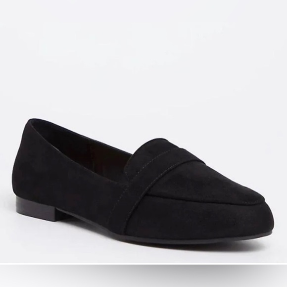 torrid | Shoes | Nwot Torrid Faux Suede Black Loafer 8 | Poshmark